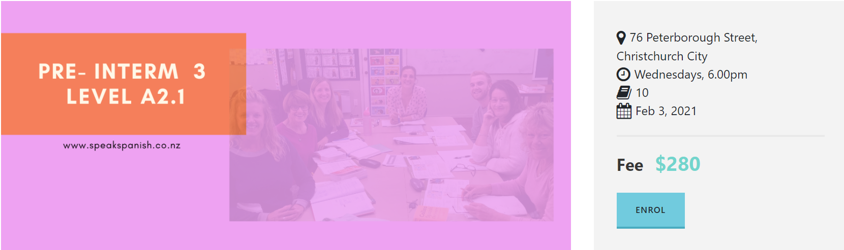 Speak Spanish™ – Spanish Language Institute » Adult Courses